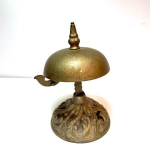 Accents | Antique Desk Bell Front Desk Hotel Reception Bell Shop ...